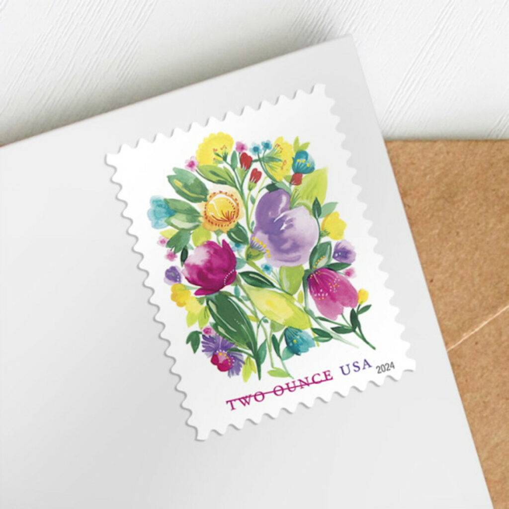2024 Wedding Blooms Two Ounce Forever First Class Postage Stamps – us ...